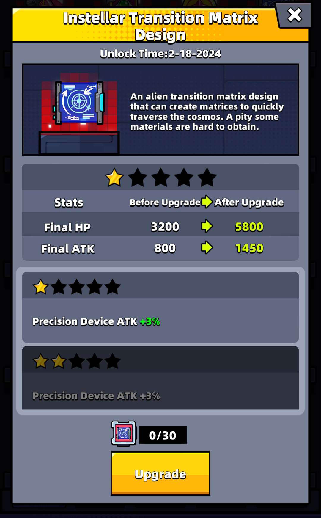 intersteller transition matrix design collectible easter reward - BOTCRAWL