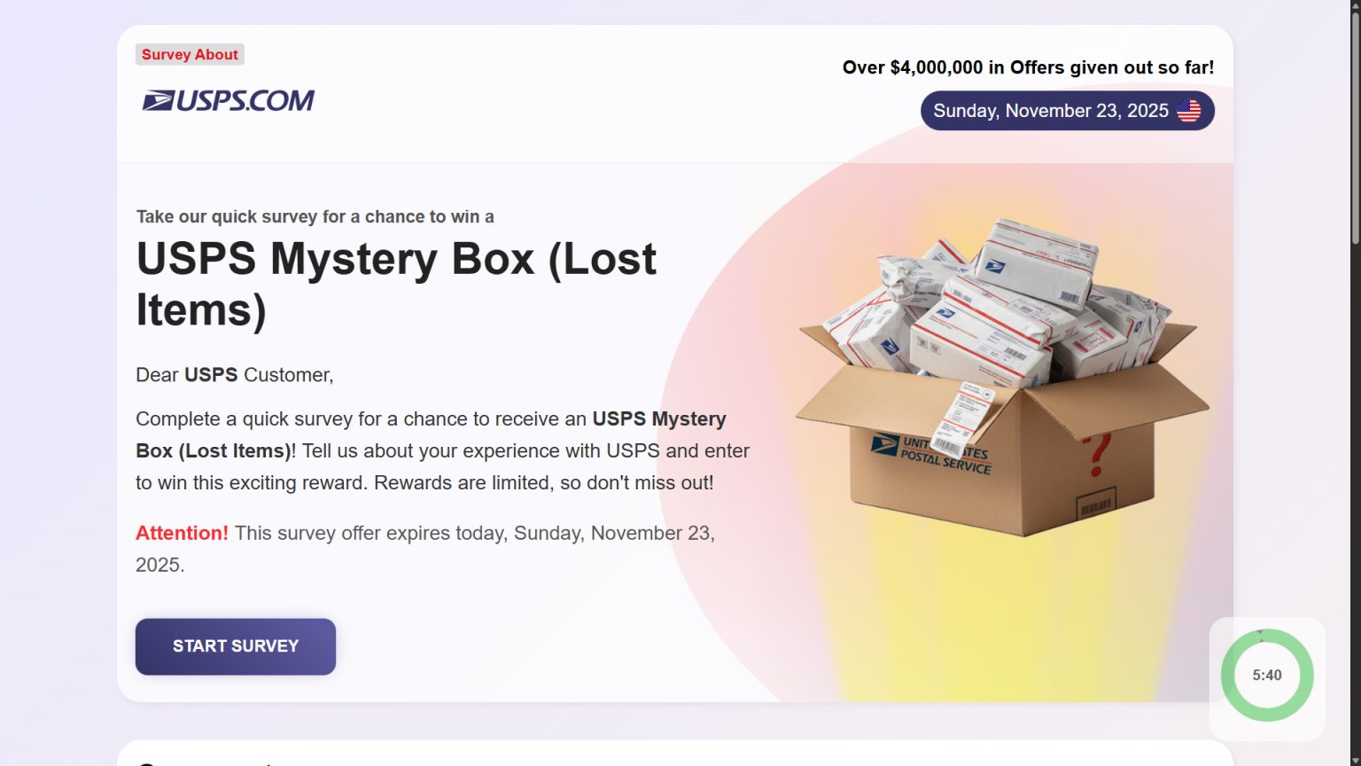 The USPS Mystery Box Scam Uses Fake Surveys to Steal Personal and ...